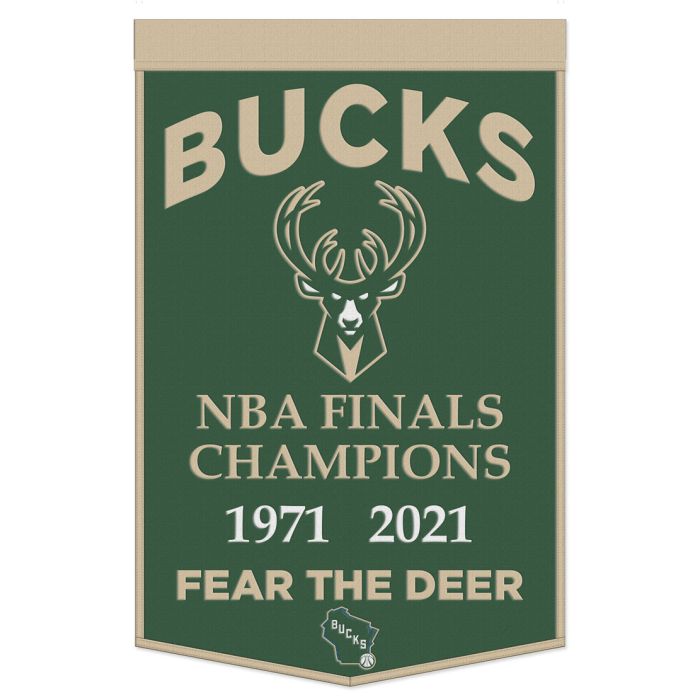 Milwaukee Bucks Dynasty Banner – Sports Images & More LLC